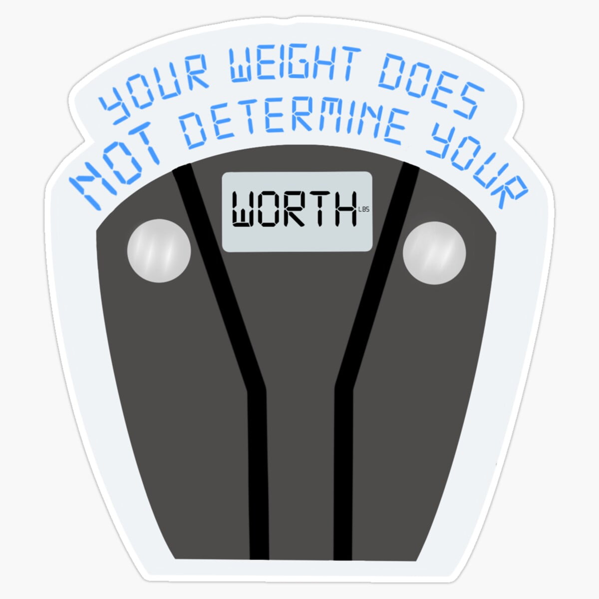 Maneki Your Weight Is Not Your Worth Er, Phone Decal Water Bottle ...