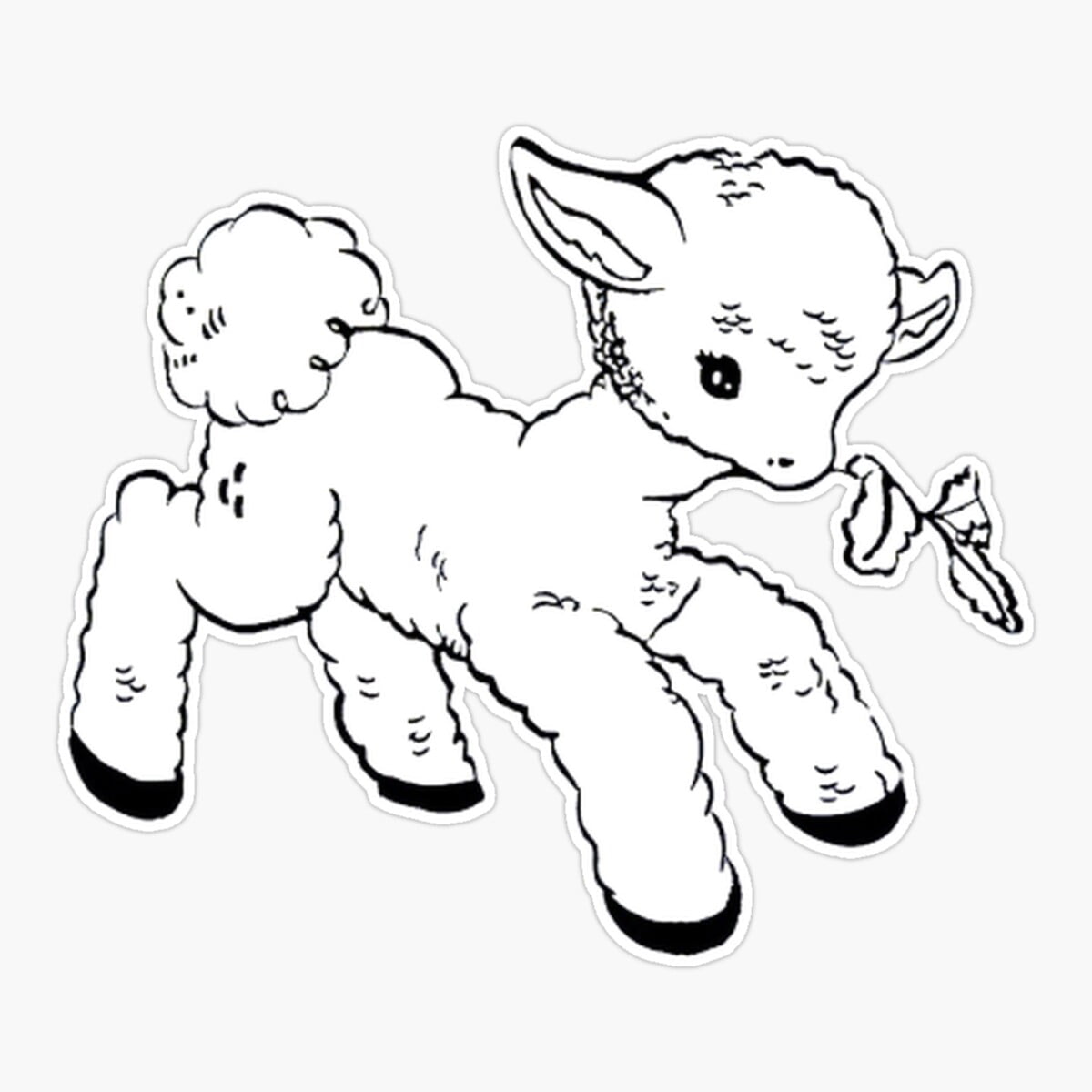 Maneki Yung Lean Poison Ivy Lamb Sticker, Phone Decal Water Bottle ...