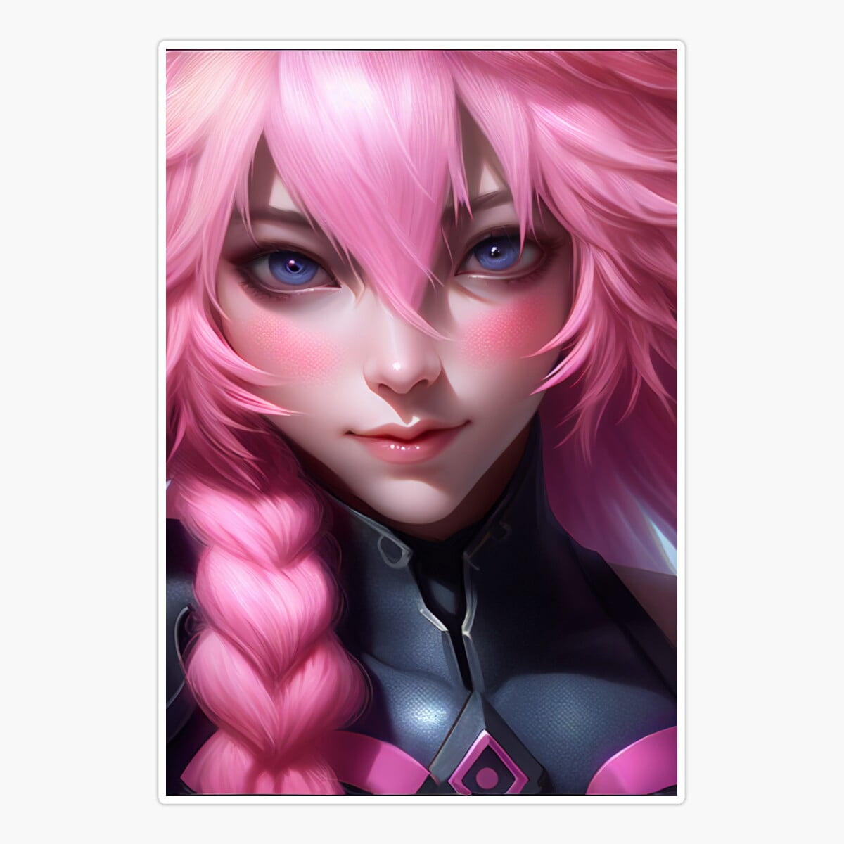 Maneki Yuno Gasai Sticker, Phone Decal Water Bottle Stickers Car Decals ...