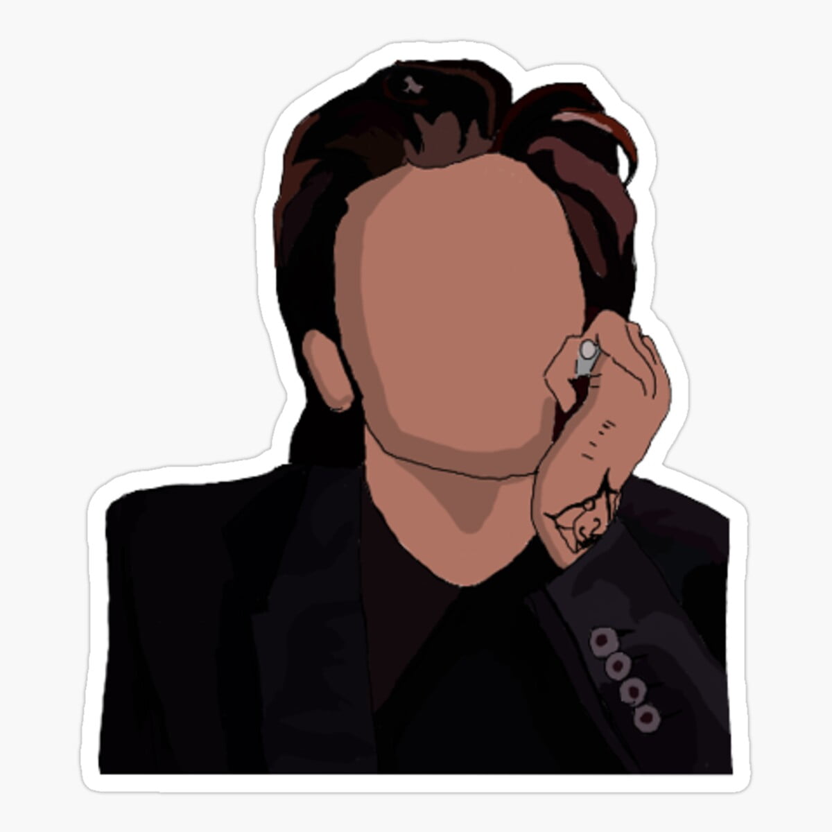 Maneki Zayn Malik Sticker Sticker, Phone Decal Water Bottle Stickers ...