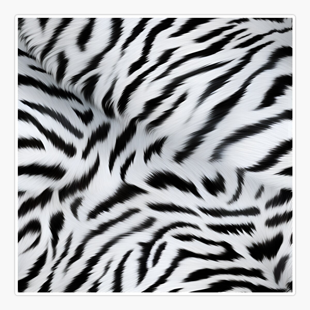 Maneki Zebra Stripes Fur Skin Print Pattern Er, Phone Decal Water ...