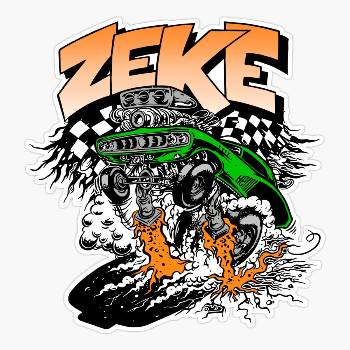 Maneki Zeke Band Punk Sticker, Phone Decal Water Bottle Stickers Car ...