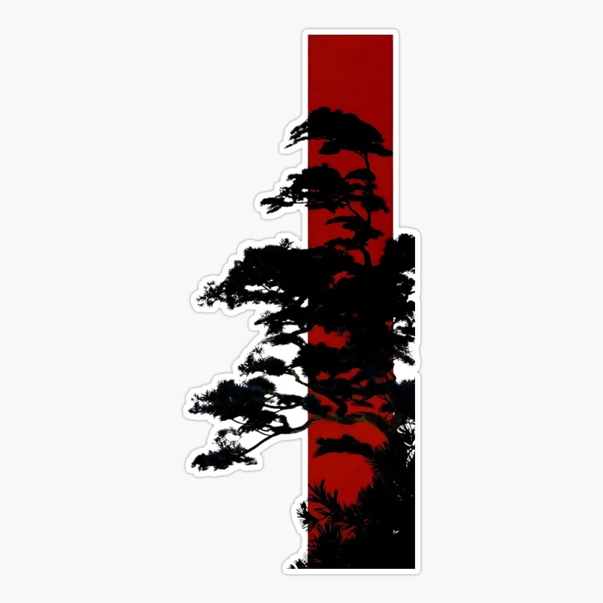 Maneki Zen Shadows - Japanese Minimalist Aesthetic Sticker, Phone Decal ...