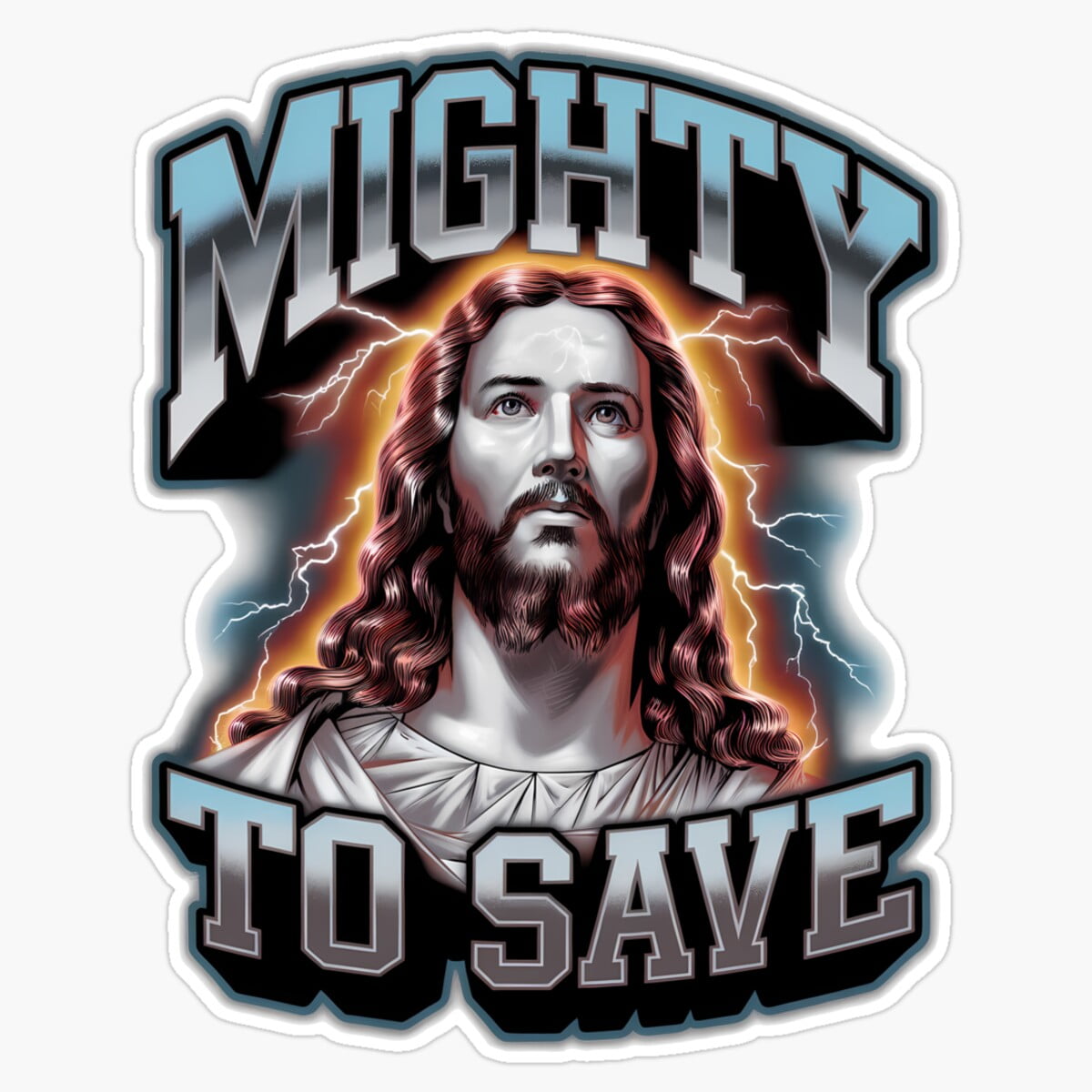 Maneki Zephaniah 3:17 – Mighty To Save | Bootleg-Style Art | Christian ...