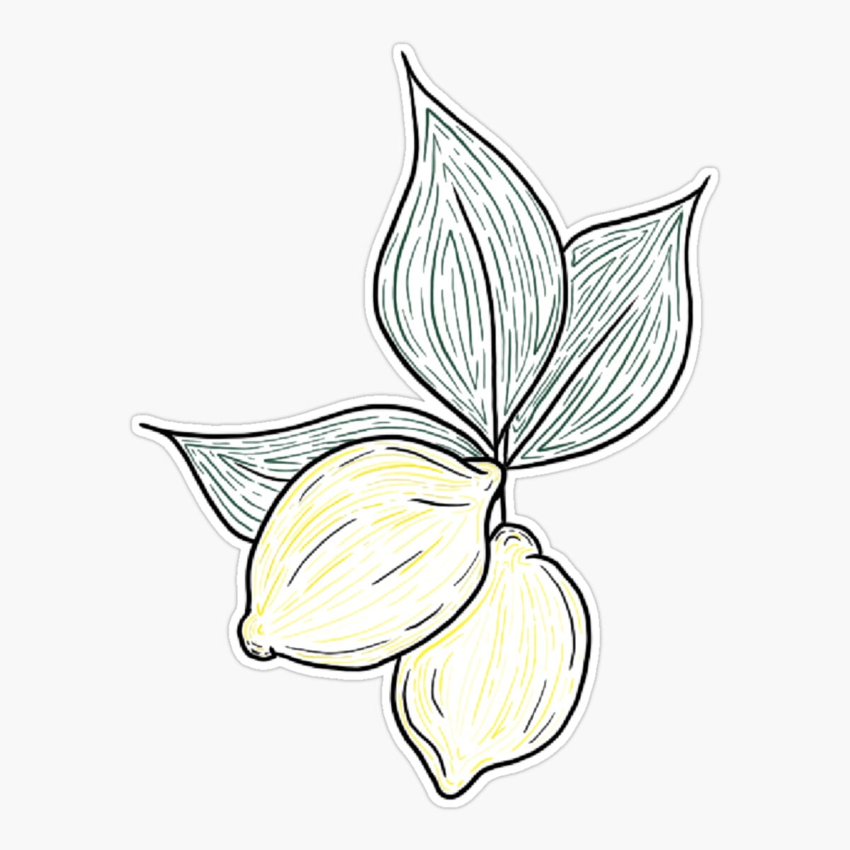 Maneki Zesty Lines Sticker, Phone Decal Water Bottle Stickers Car ...