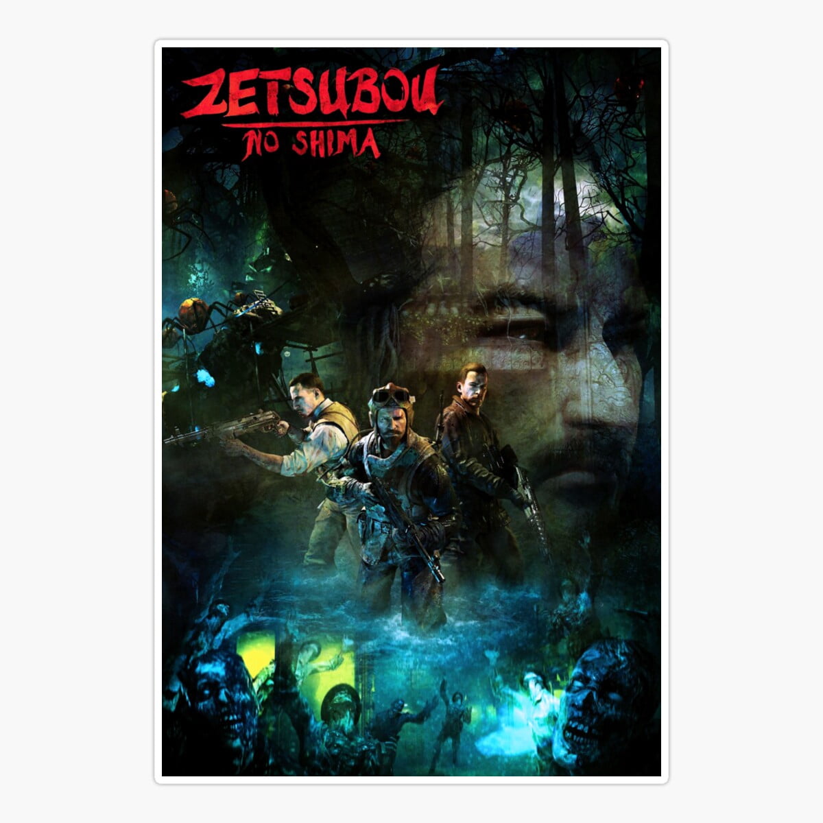 Maneki Zetsubou No Shima Er, Phone Decal Water Bottle Stickers Car ...
