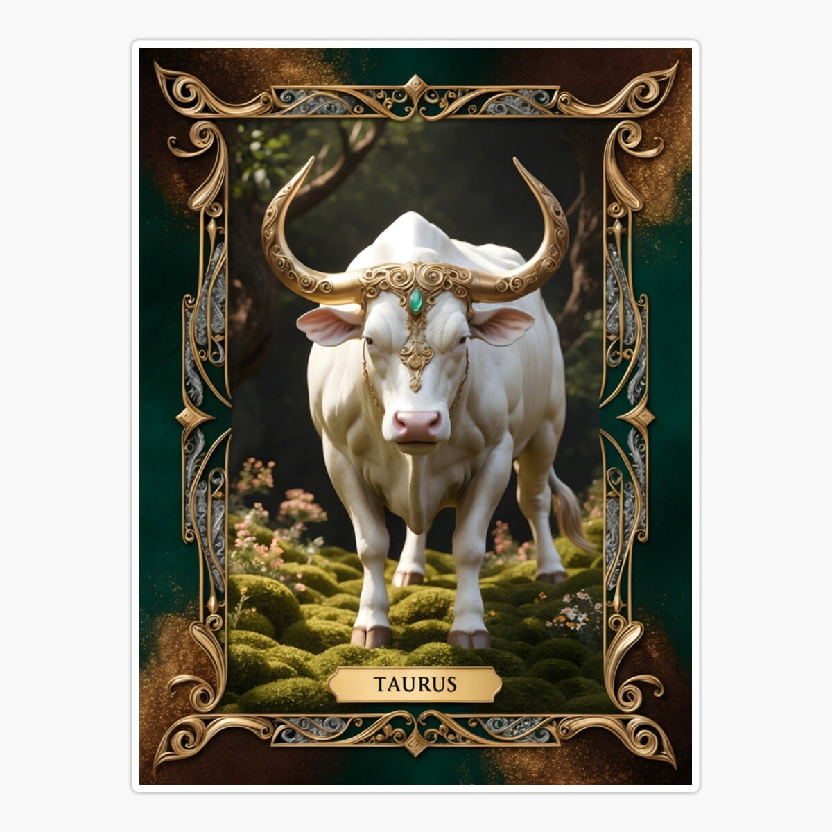 Maneki Zodiac Meets Tarot - Taurus The Divine Bull | Lali Designs Er ...