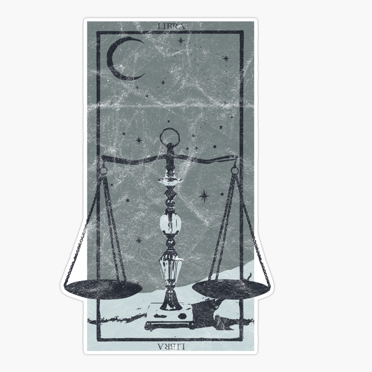 Maneki Zodiac Occult Libra Tarot Card Astrology Horoscope Gothic Design ...