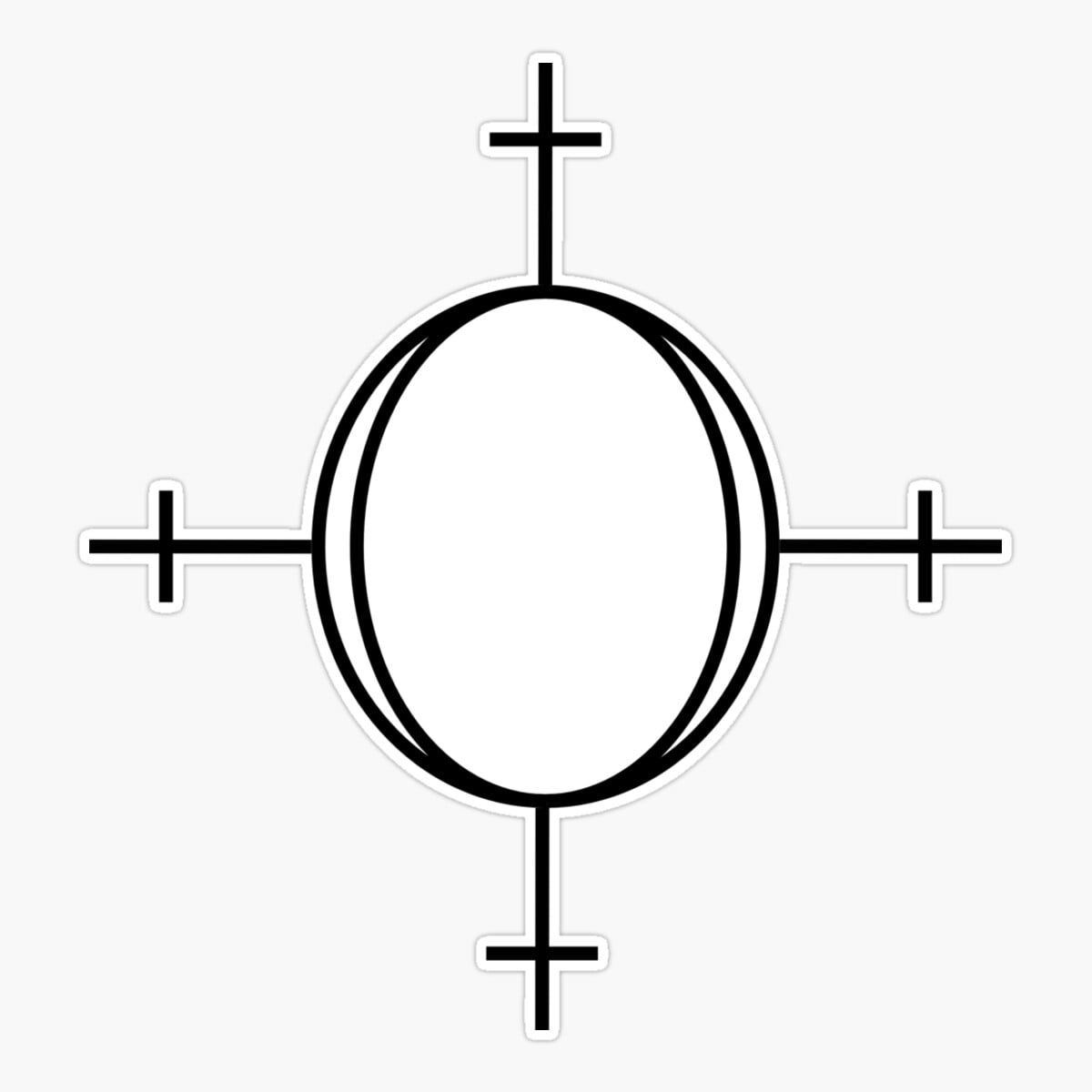 Maneki Zolita Cult Of Girls Symbol Sticker, Phone Decal Water Bottle ...