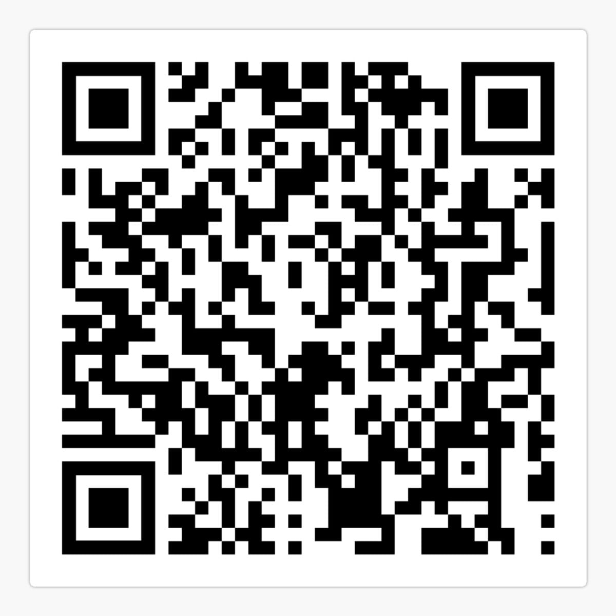 Maneki Zombie Kid Likes Turtles Qr Code Sticker, Phone Decal Water ...