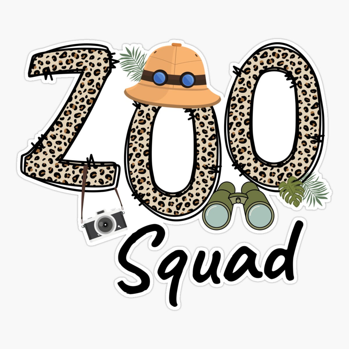 Maneki Zoo Squad Safari Zoo Animal Lover Safari Jungle Trip - Kids, Boy ...
