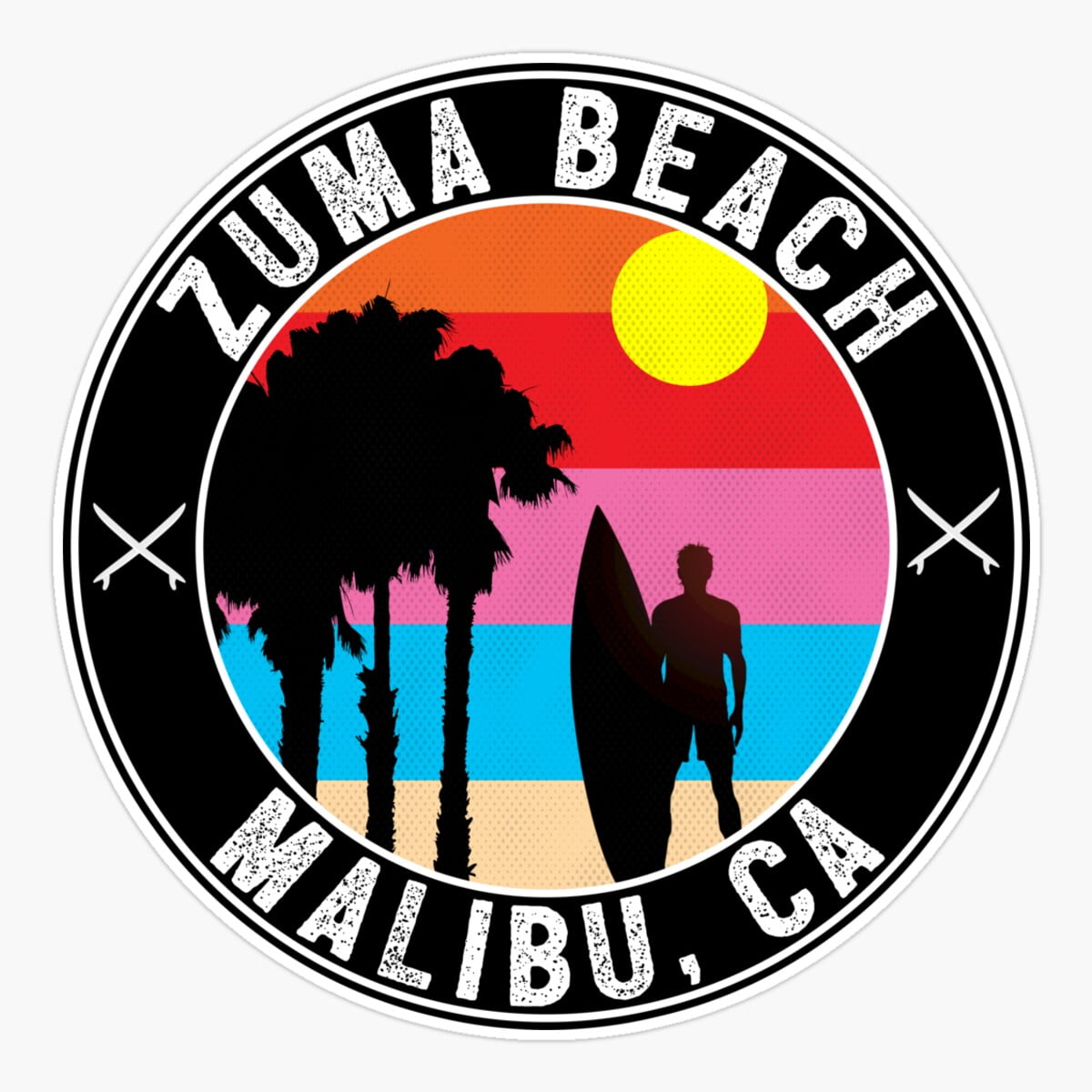 Maneki Zuma Beach Malibu California Surfing Surf Surfer Boogie Board ...