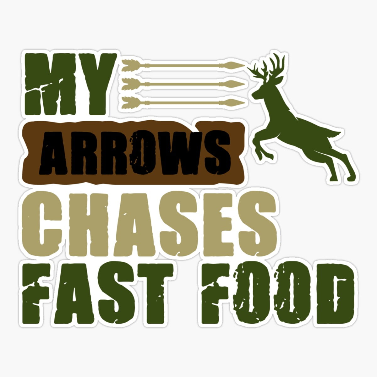 Maneki ast ood Hunting or A Bowhunting Bow Hunter Enthusiast er ...