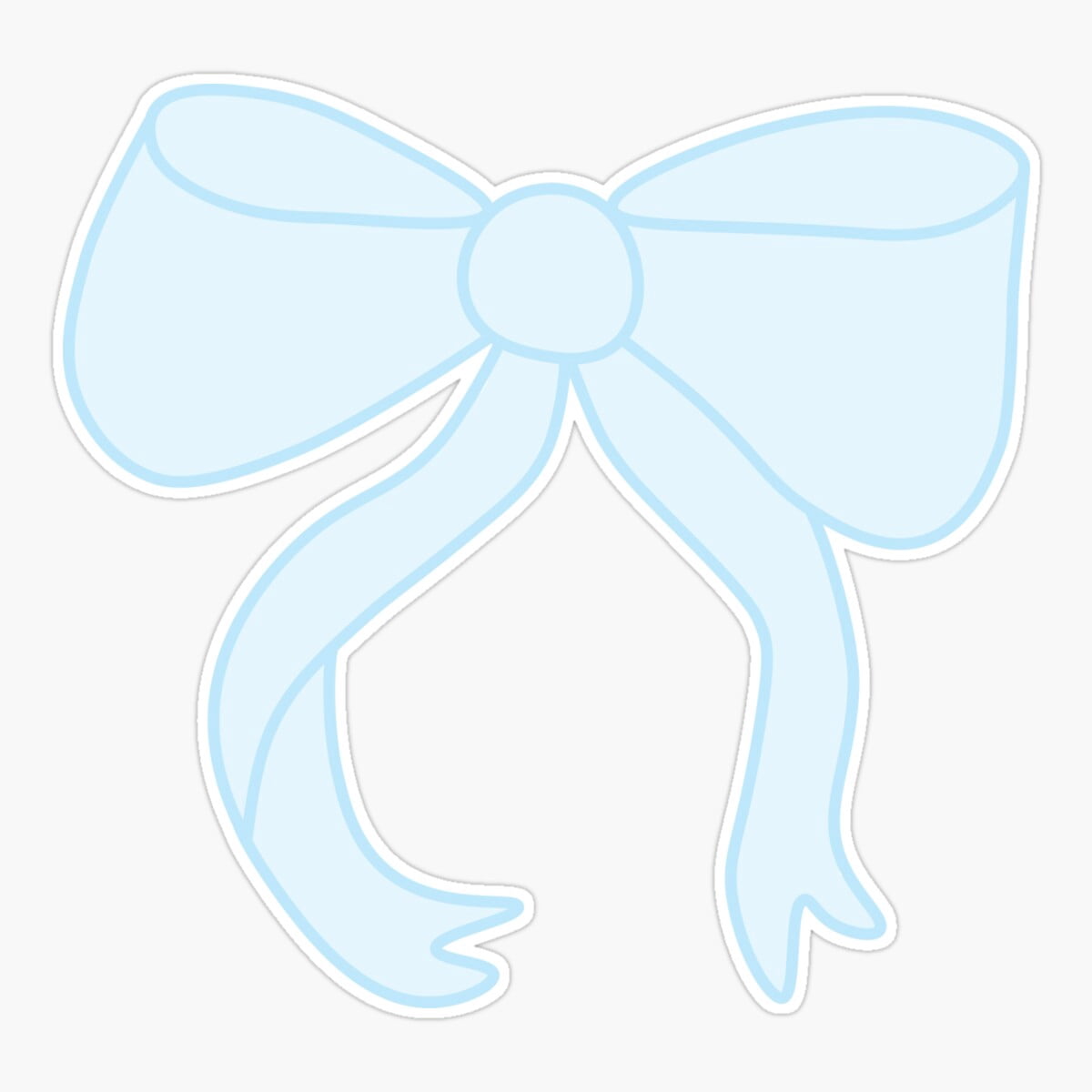 Maneki blue bow 1 er,Phone Decal Water Bottle Stickers Car Decals ...