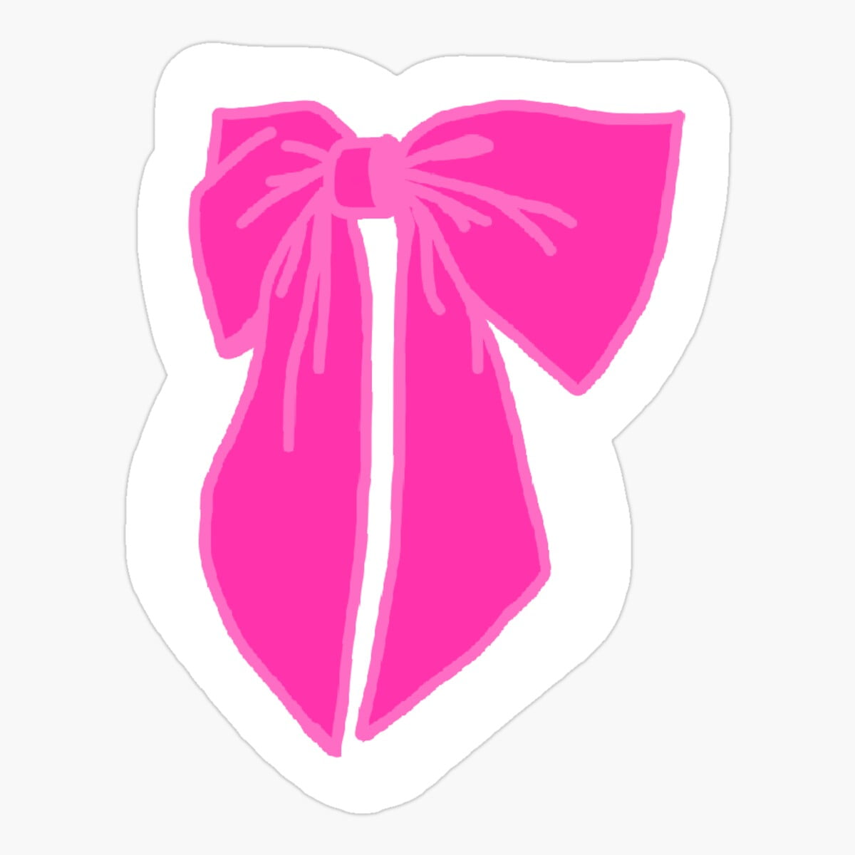 Maneki preppy bow pink er,Phone Decal Water Bottle Stickers Car Decals ...