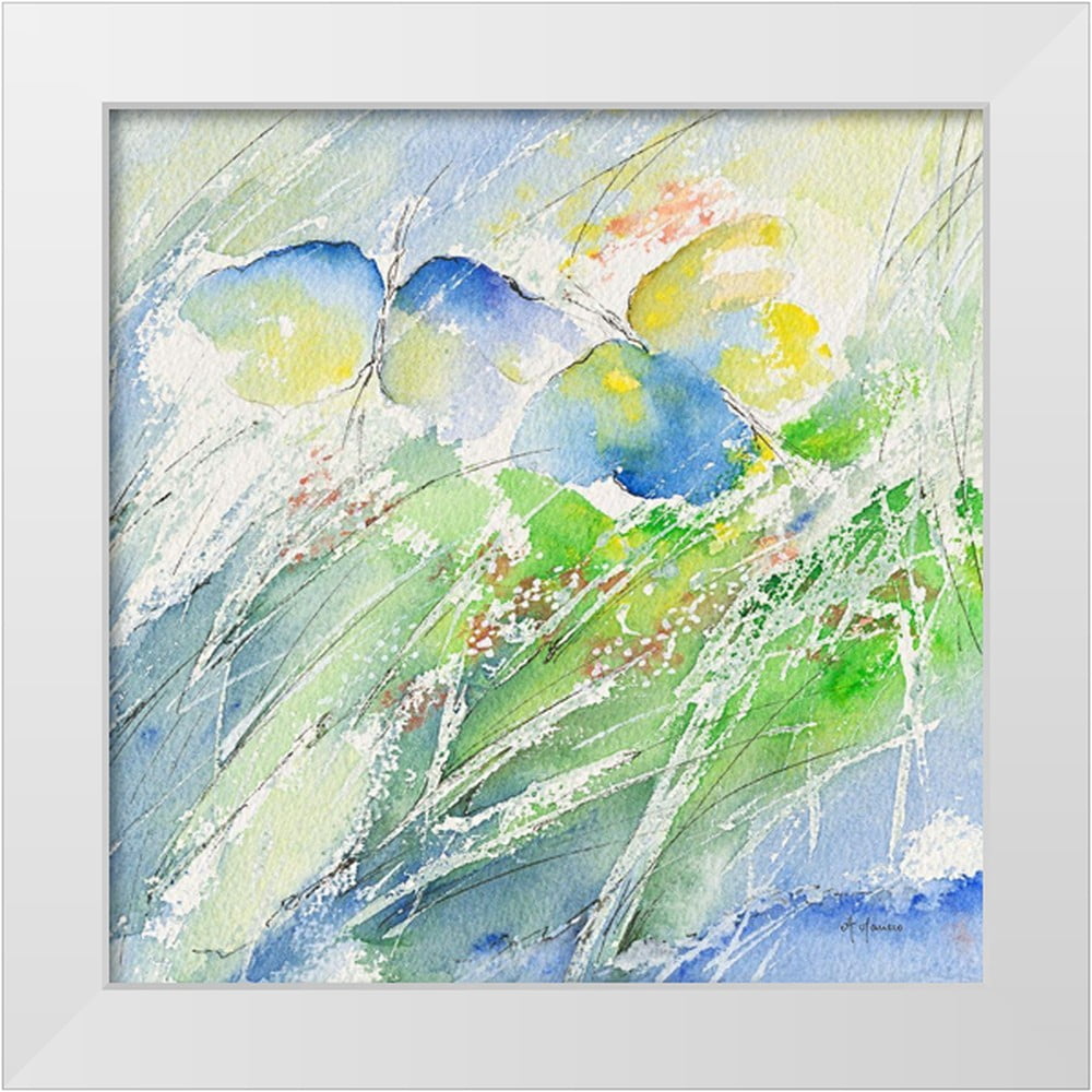 Manero, Annie 26x26 White Modern Wood Framed Museum Art Print Titled ...
