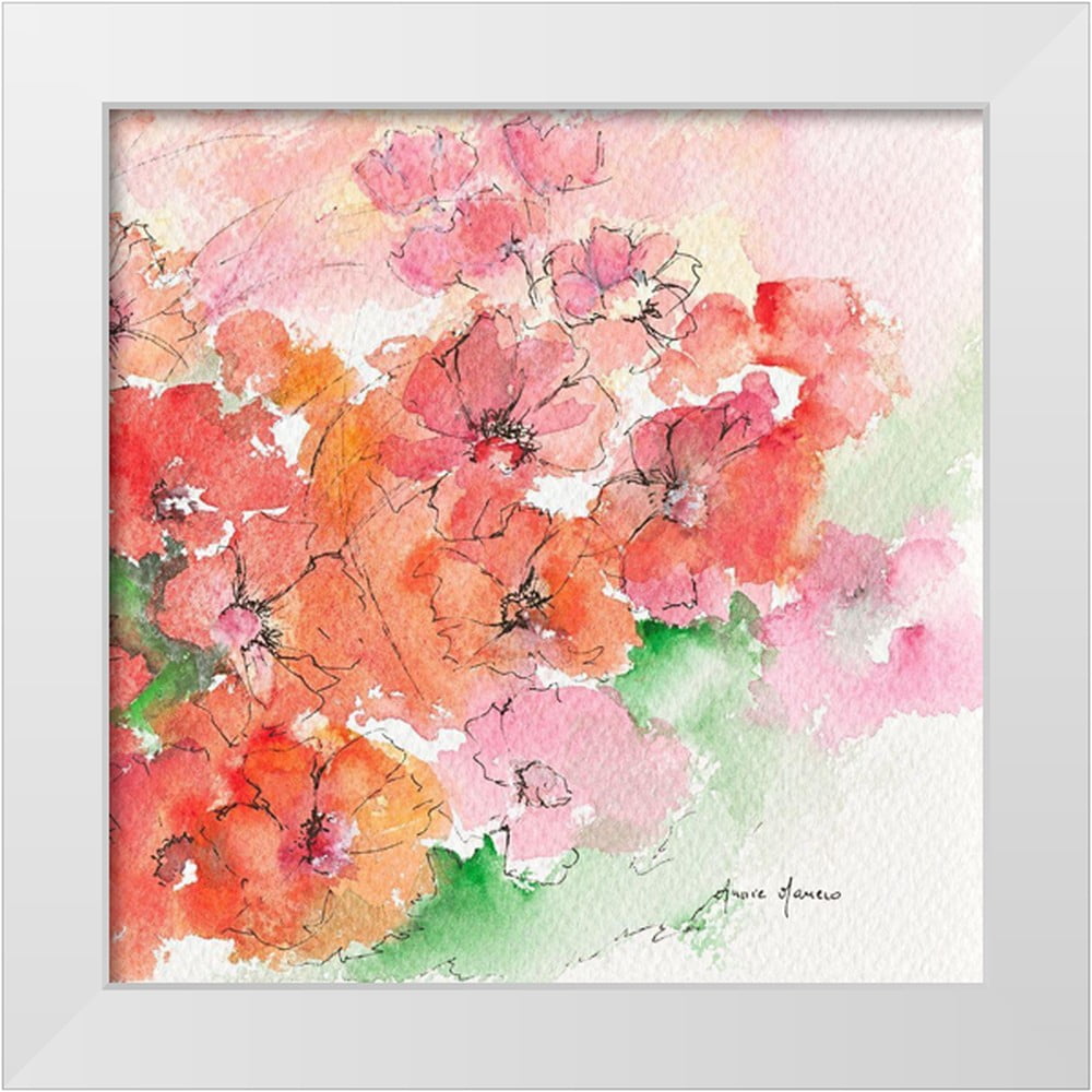 Manero, Annie 26x26 White Modern Wood Framed Museum Art Print Titled ...