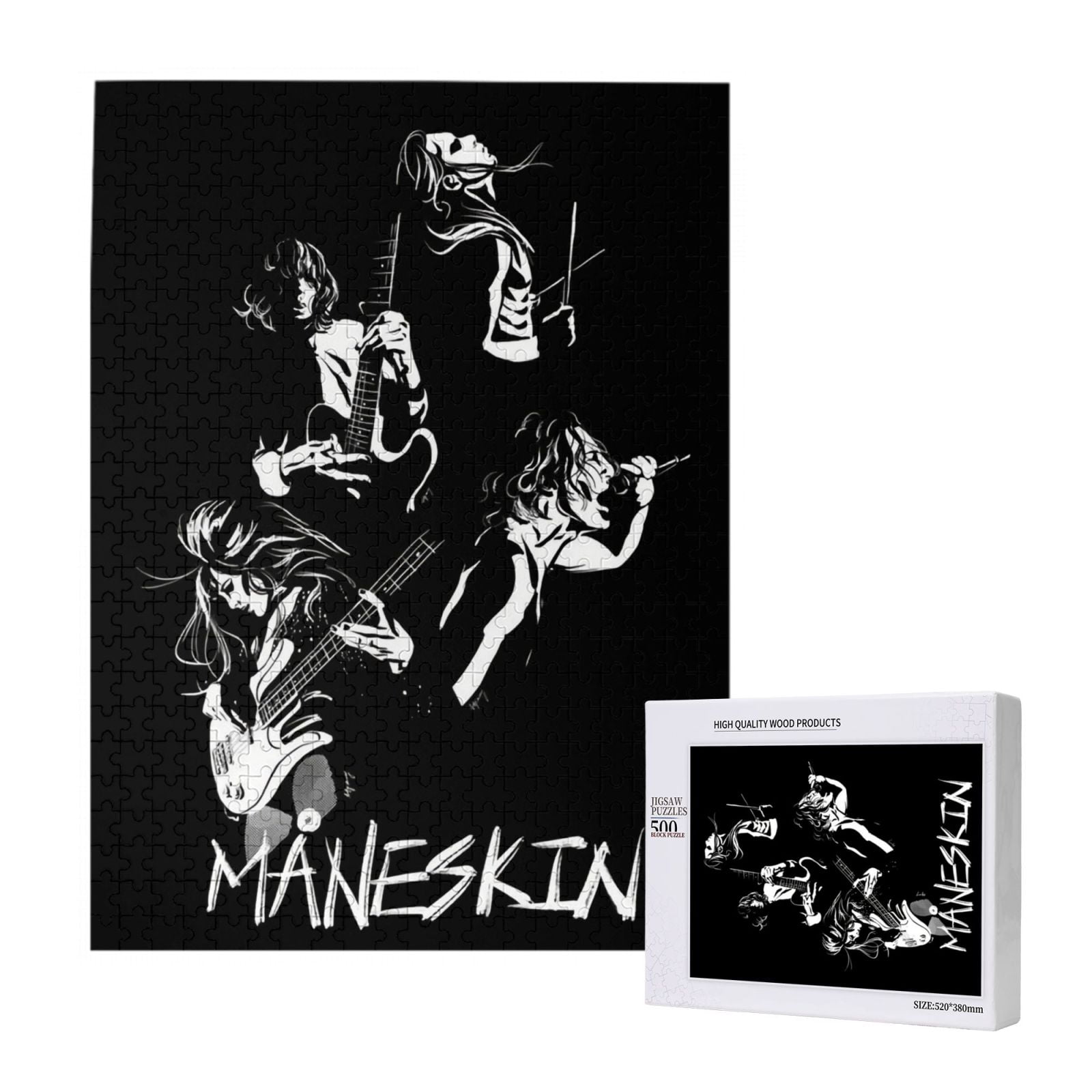 Maneskin Anime Puzzles Boys Girls Teens 300/500/1000 Piece Wooden ...