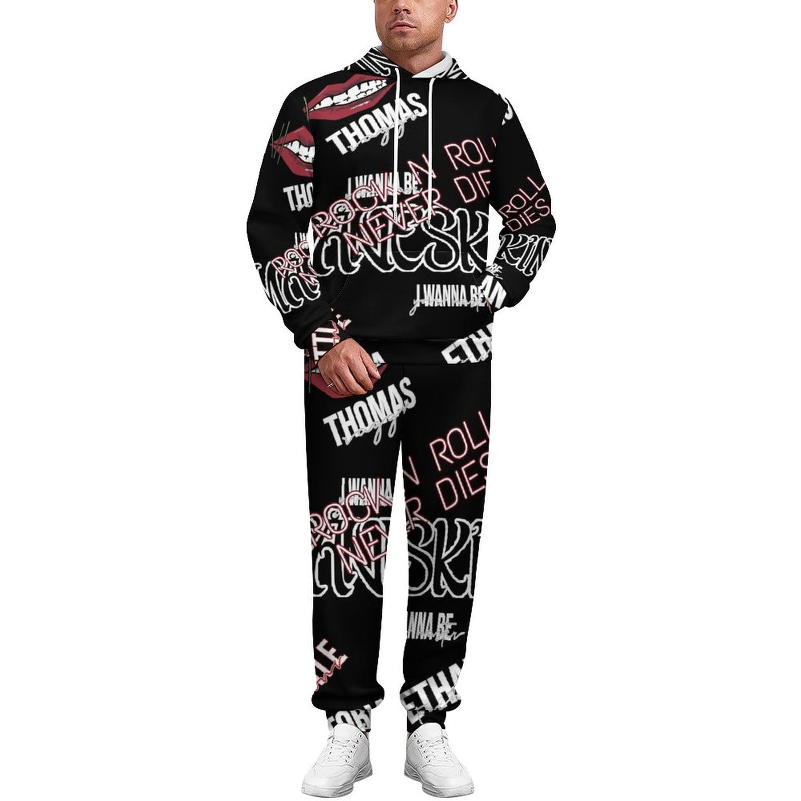 Maneskin Anime Sportswear, Sports Fashion Sweatshirt, Couple Hoodie And ...