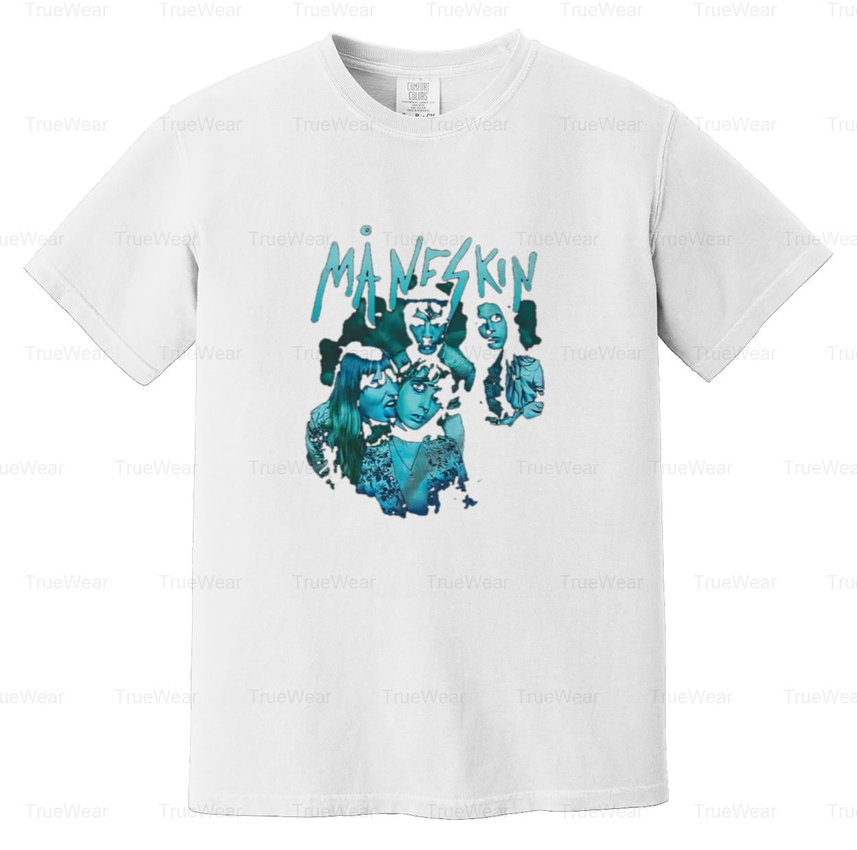 Maneskin, Concert, Tour Merch, Italian Rock Band, Eurovision, Graphic ...