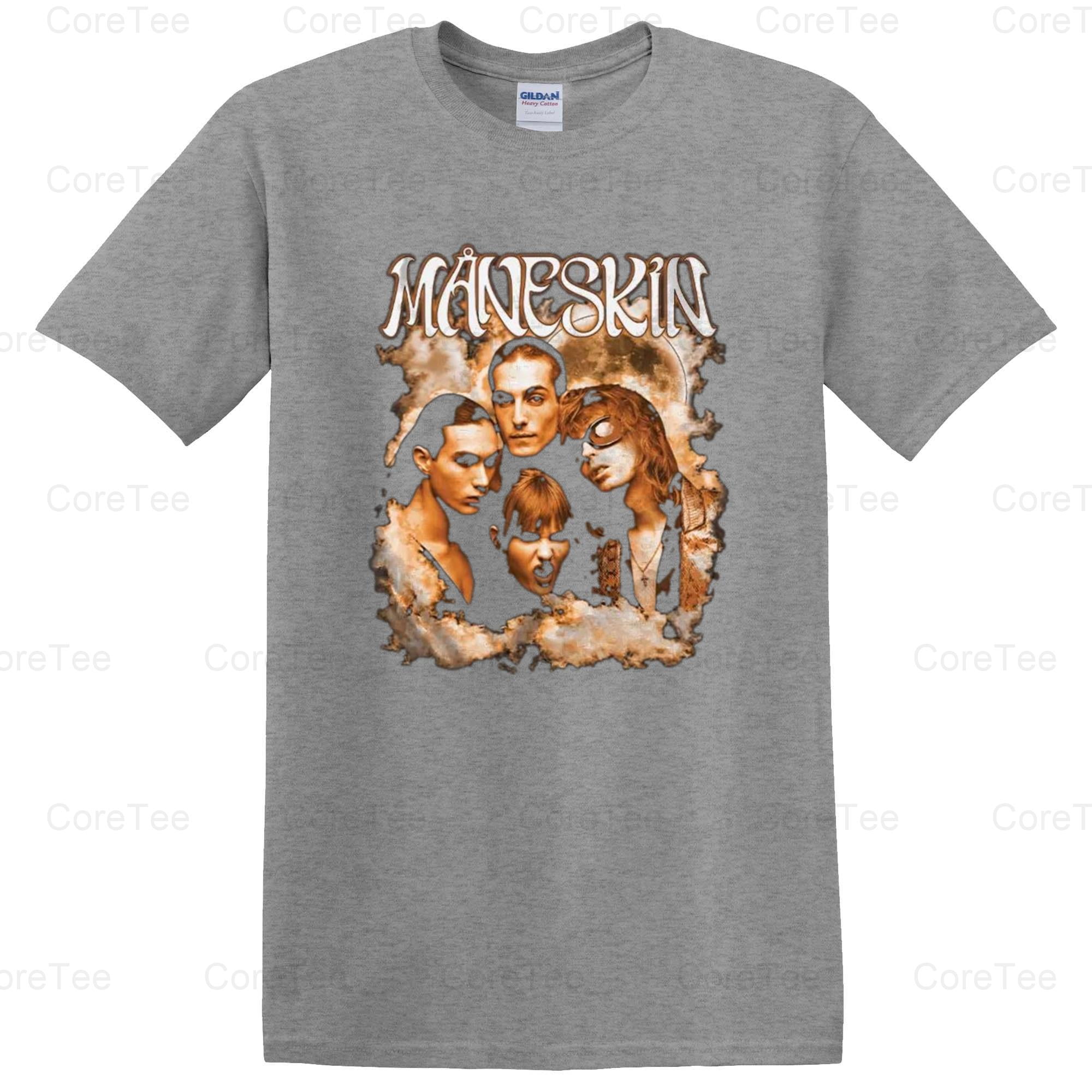 Maneskin Concert Tour Merch Italian Rock Band Eurovision Graphic Star T ...