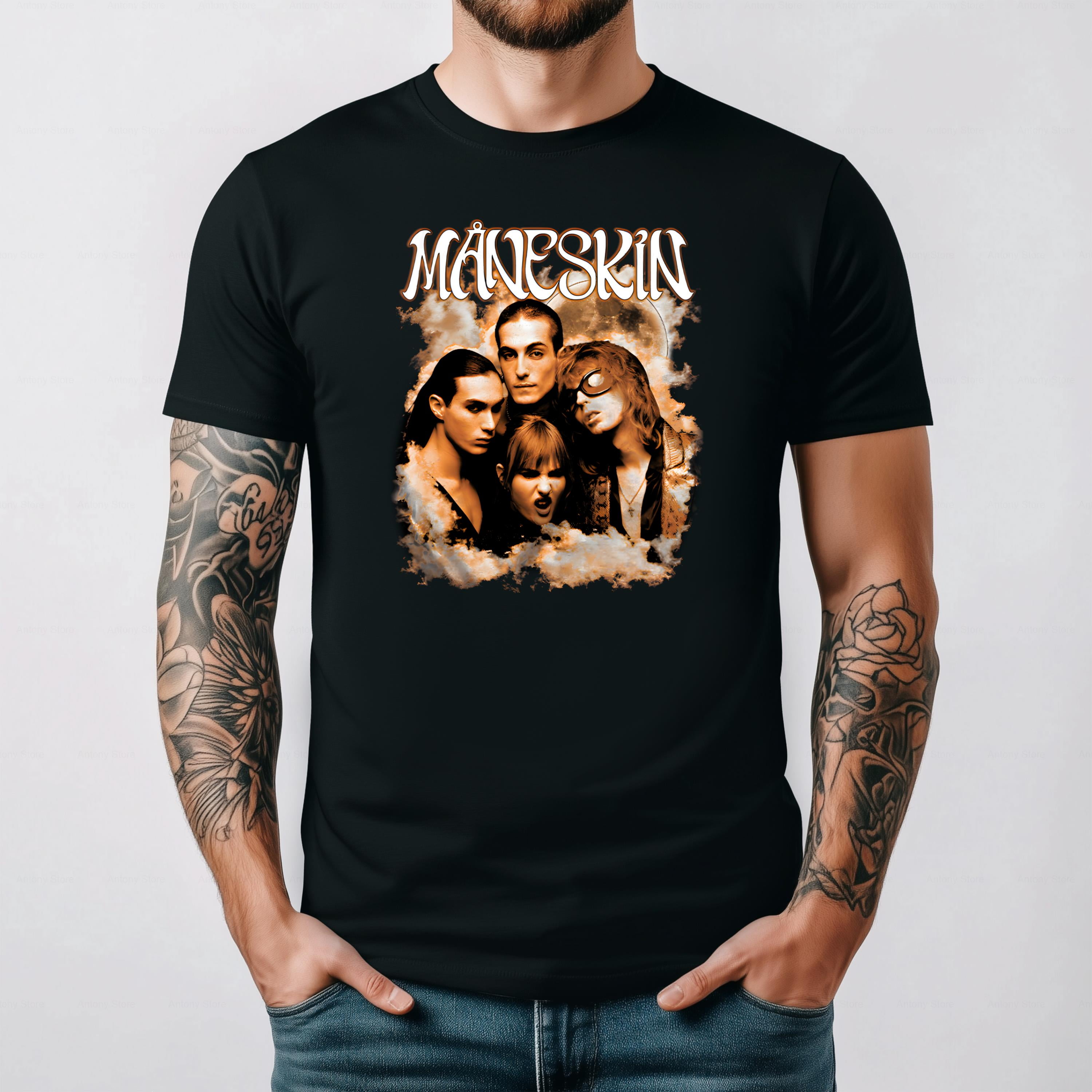 Maneskin Italian Rock Band Eurovision Winners Tour Graphic Tee unisex ...