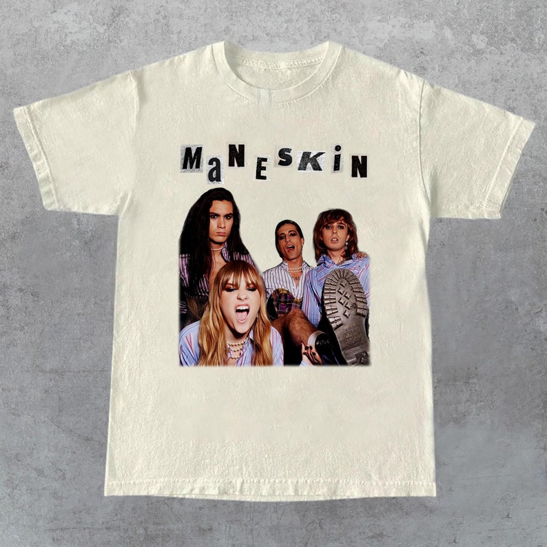 Maneskin T-Shirt, Maneskin Shirt, Maneskin Rock Band T-Shirt , Maneskin ...