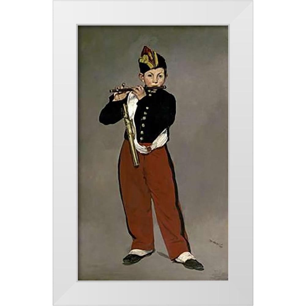 Manet, Edouard 10x14 White Modern Wood Framed Museum Art Print Titled ...