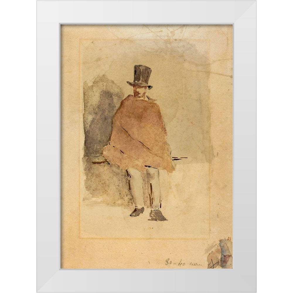 Manet, Edouard 11x14 White Modern Wood Framed Museum Art Print Titled ...