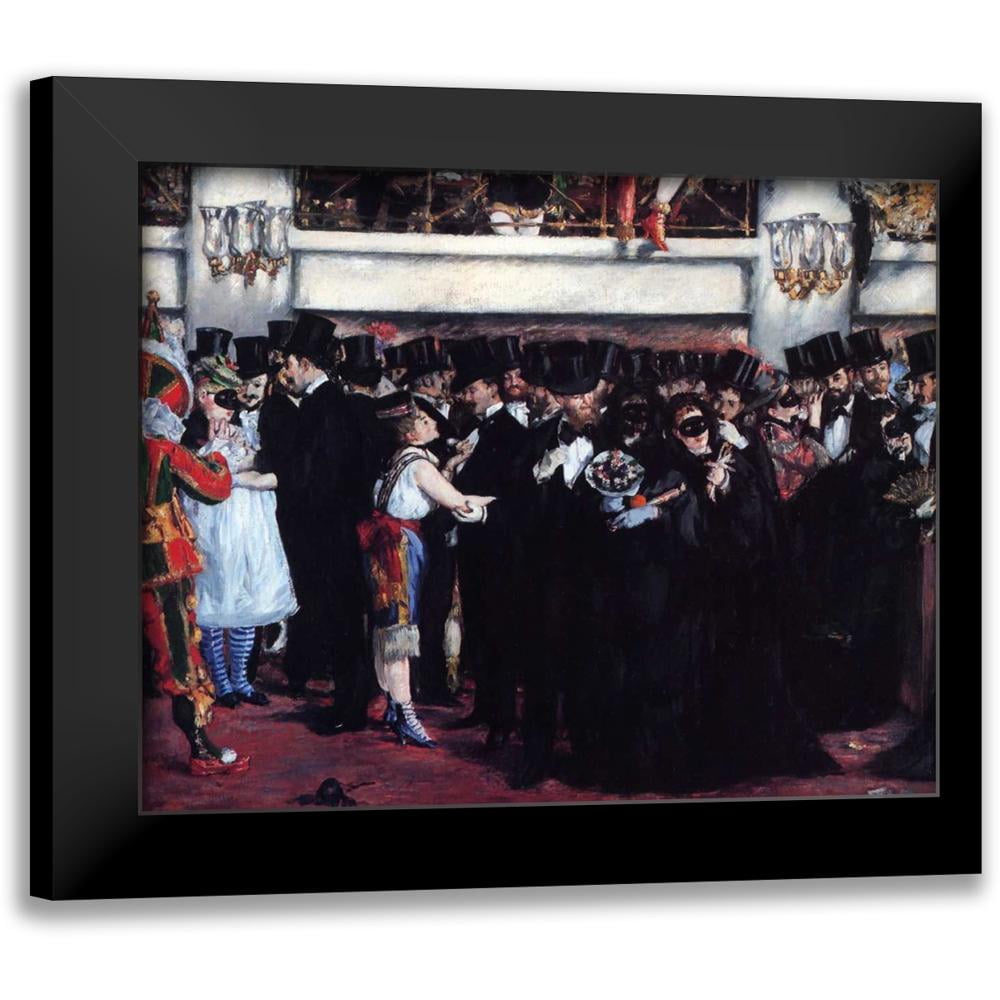Manet, Edouard 14x12 Black Modern Framed Museum Art Print Titled ...