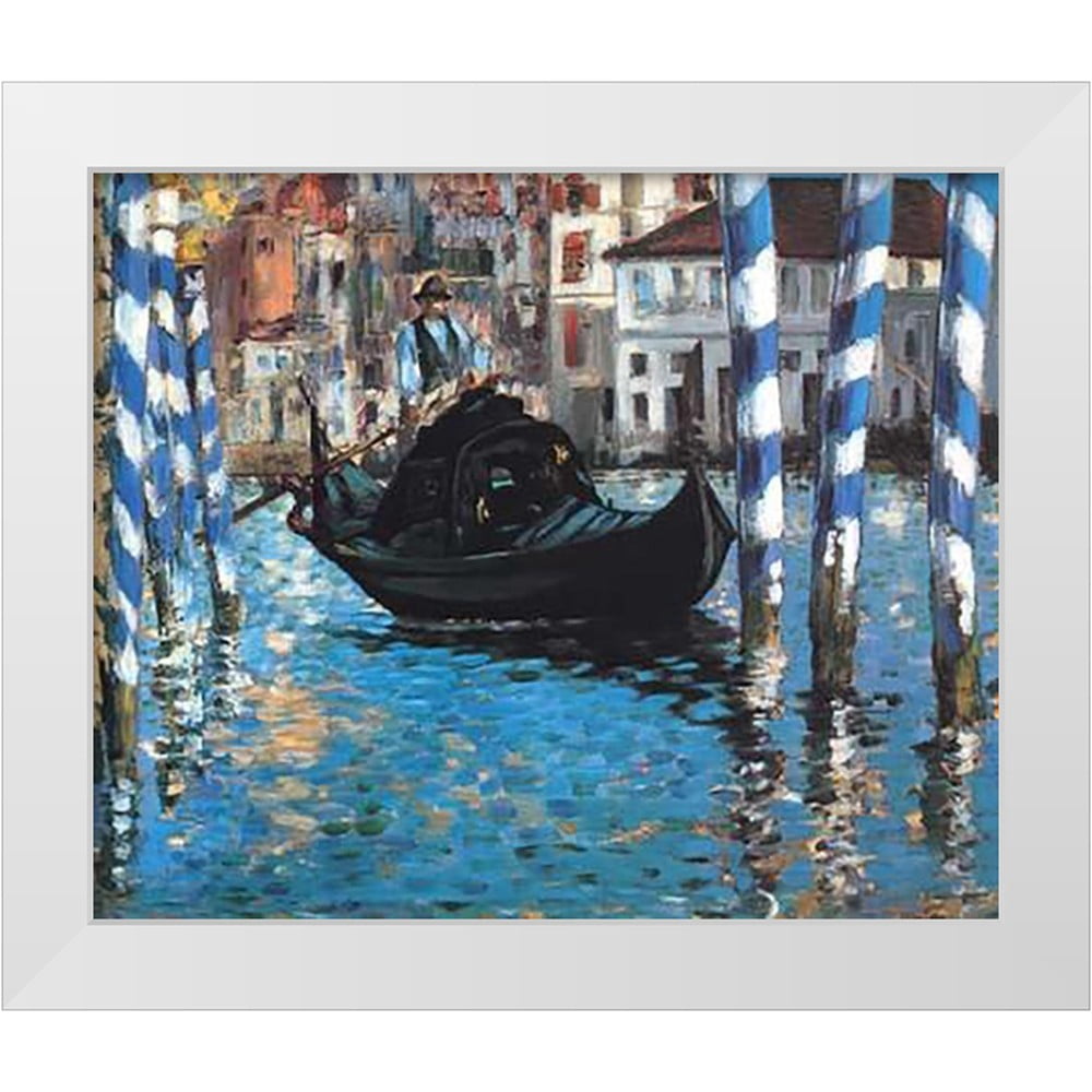 Manet, Edouard 14x12 White Modern Wood Framed Museum Art Print Titled ...
