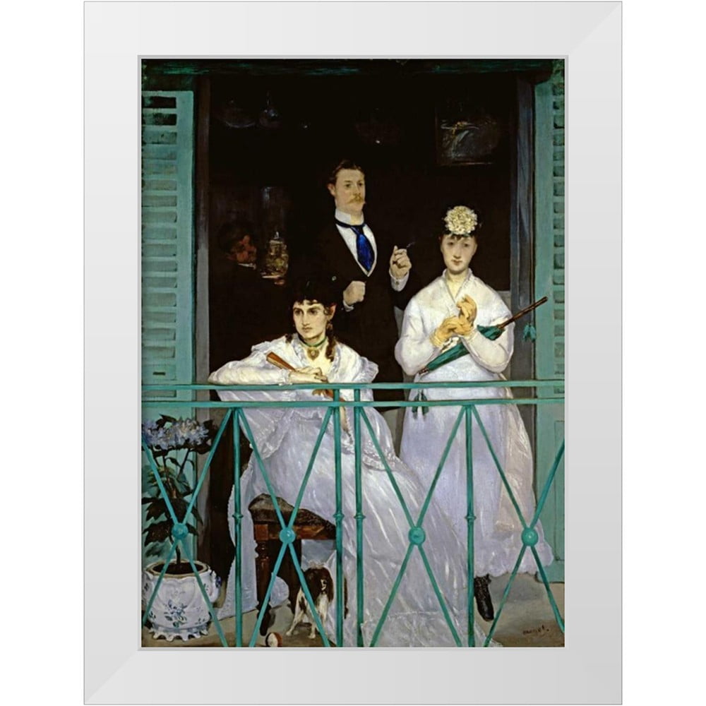 Manet, Edouard 14x18 White Modern Wood Framed Museum Art Print Titled ...