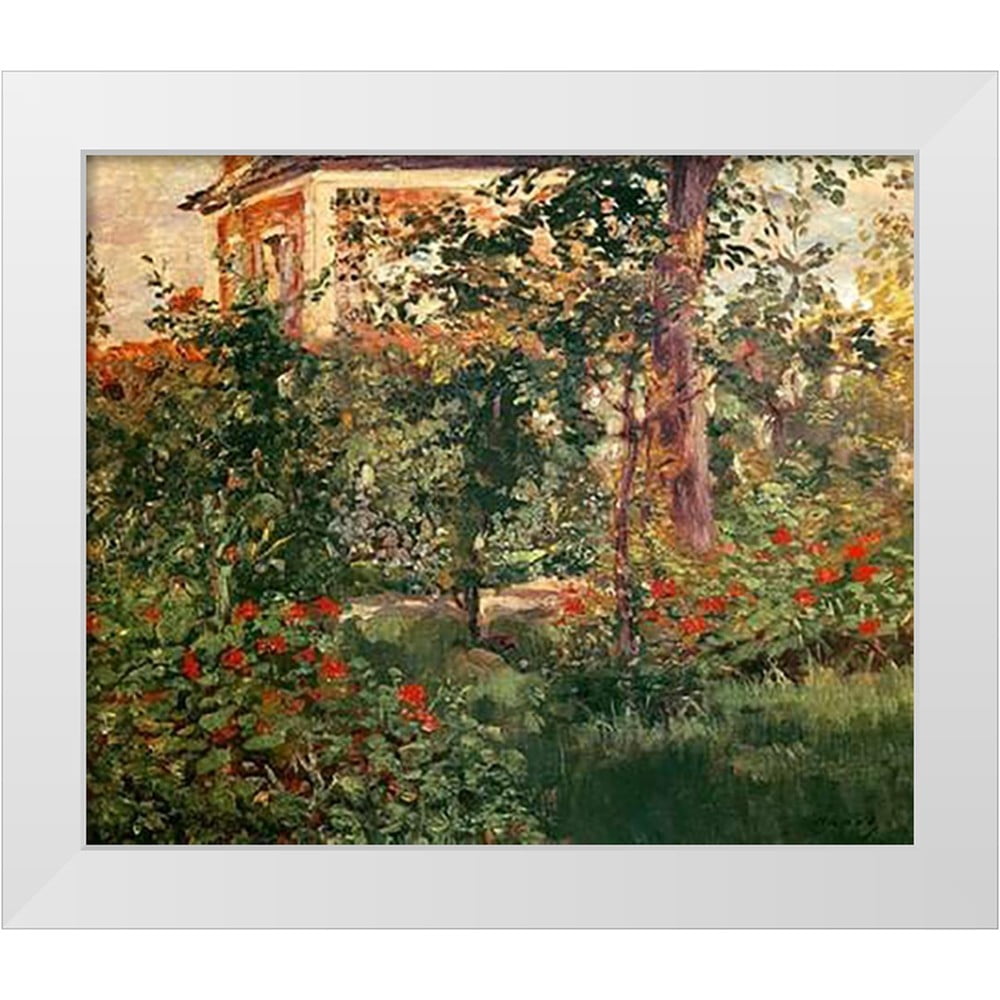 Manet, Edouard 17x15 White Modern Wood Framed Museum Art Print Titled ...