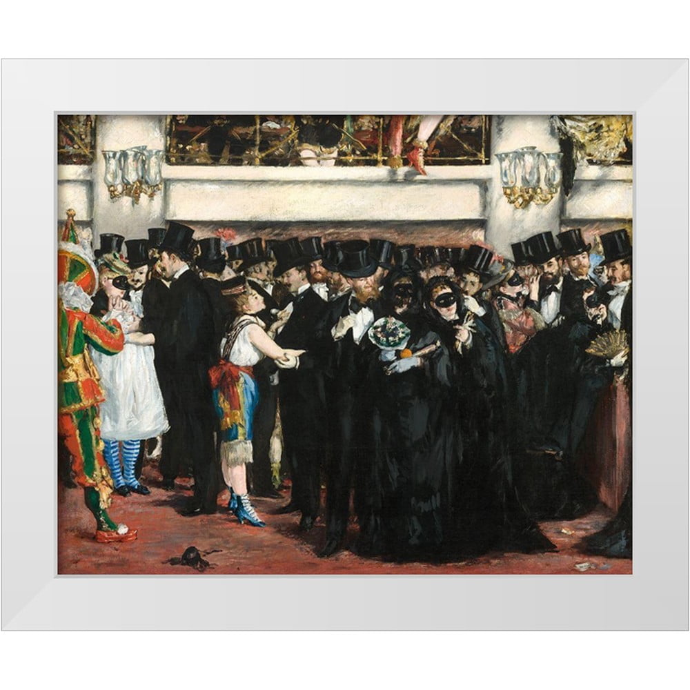 Manet, Edouard 18x15 White Modern Wood Framed Museum Art Print Titled ...