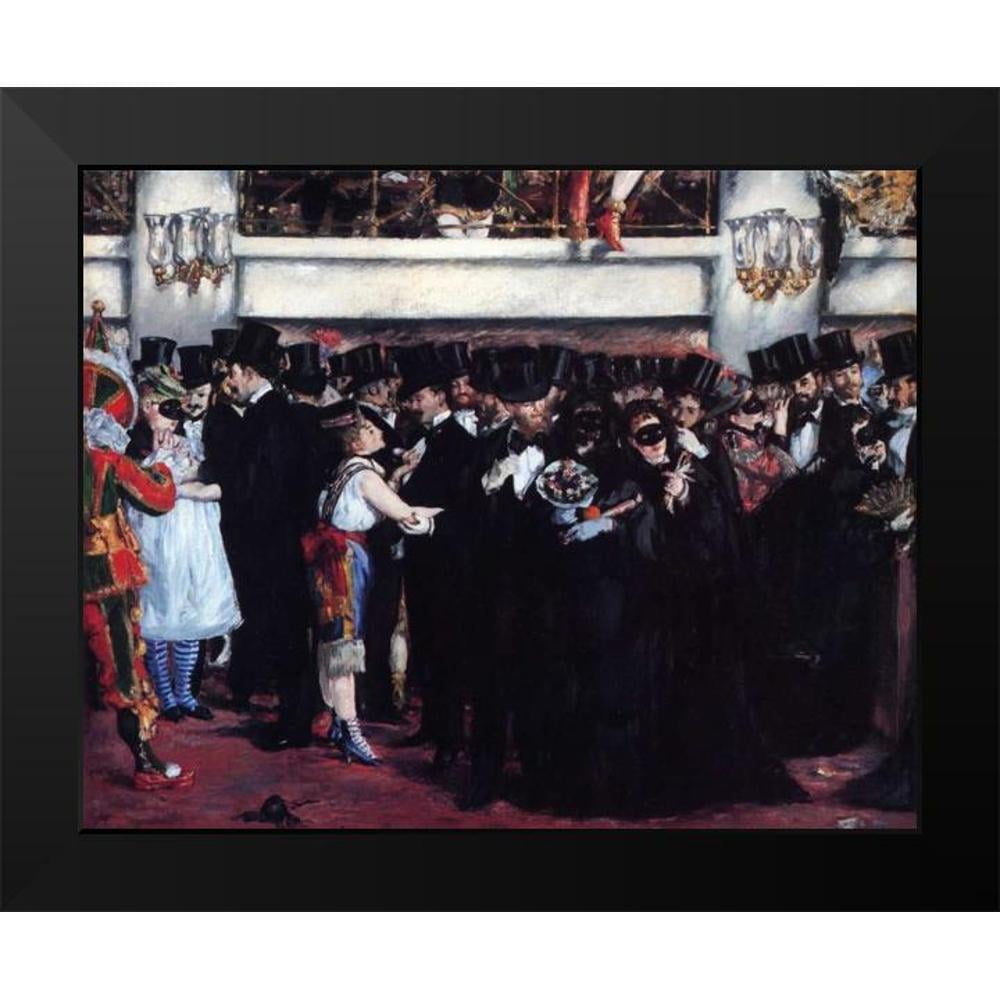 Manet, Edouard 24x20 Black Modern Framed Museum Art Print Titled ...