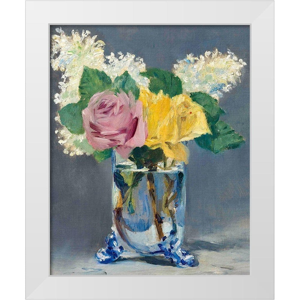 Manet, Edouard 26x32 White Modern Wood Framed Museum Art Print Titled ...