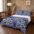 Manfei Aztec Tribal Queen Sheets, Geometric Diamond Queen Sheet Sets ...