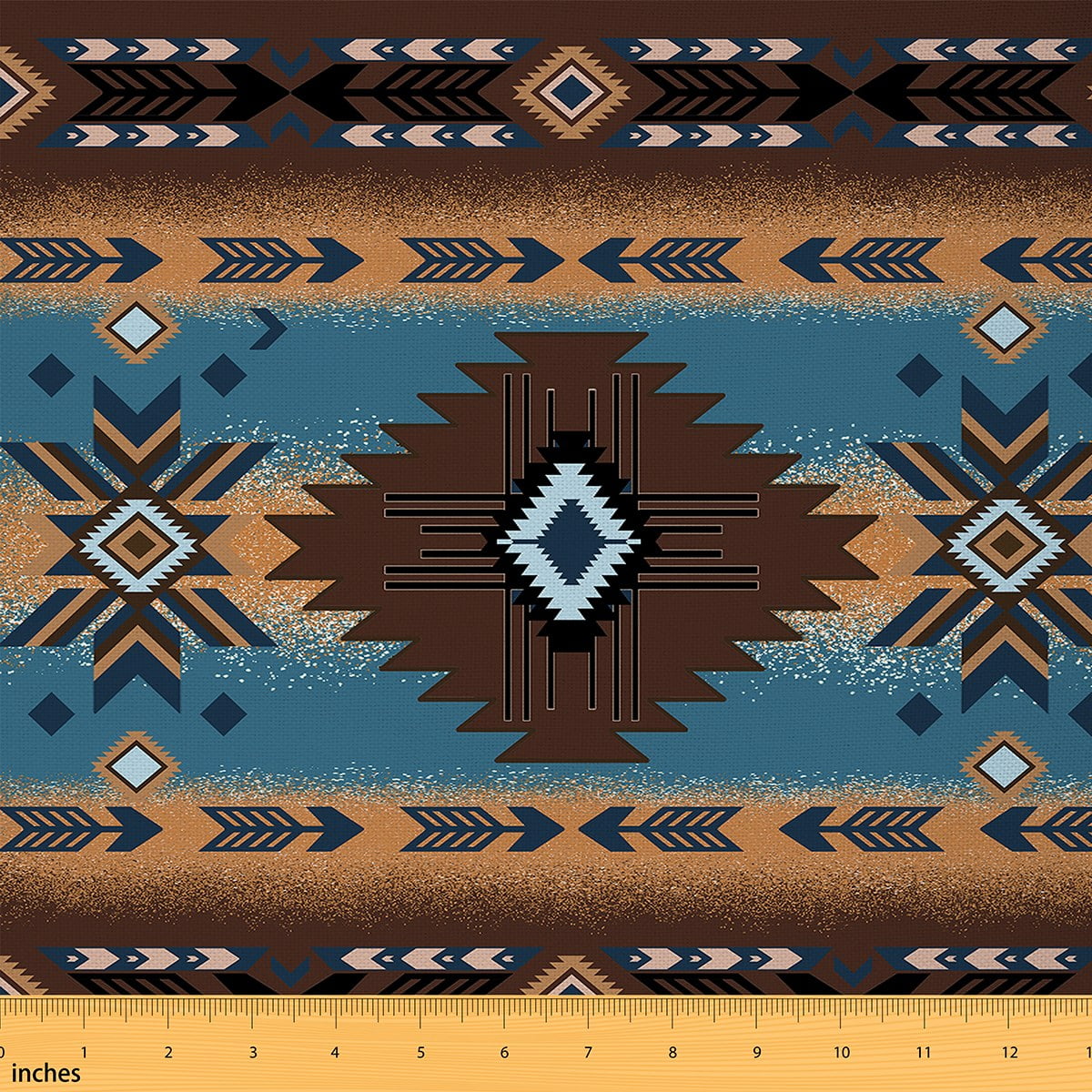 Manfei Bohemian Aztec Fabric by the Yard (1 Yard), Tribal Arrow Print ...