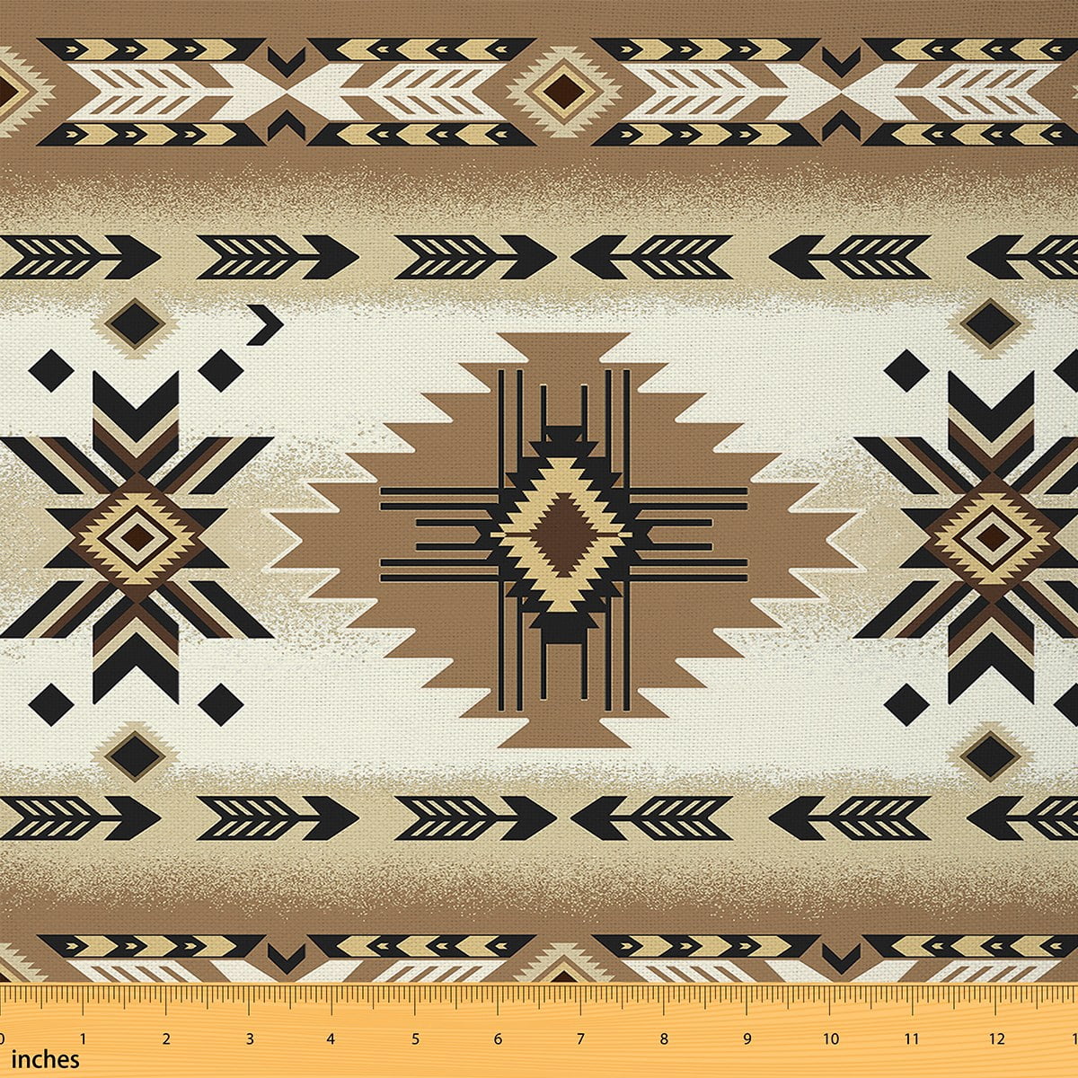 Manfei Bohemian Aztec Sewing & Crafting Fabric (10 Yards), Tribal Arrow ...