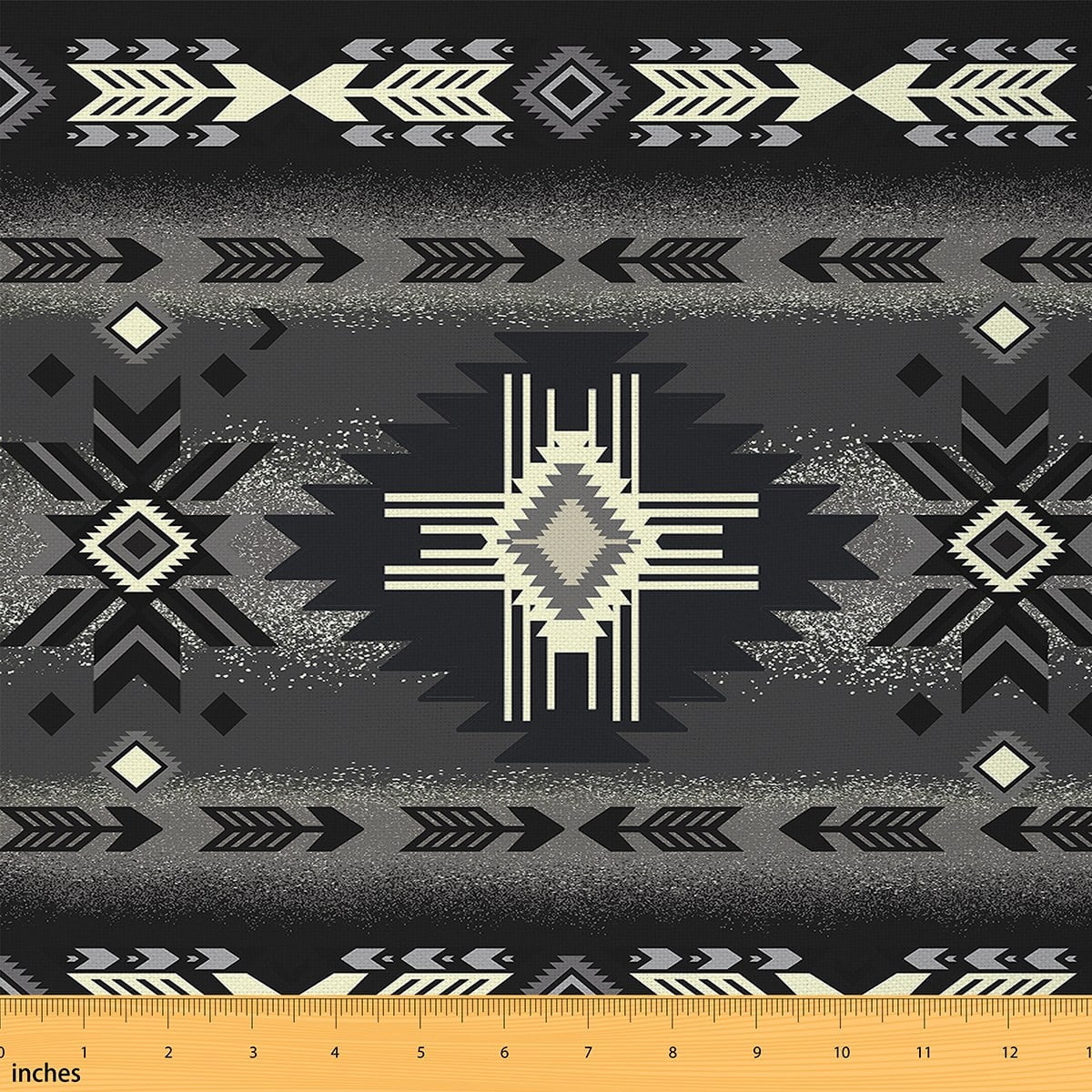 Manfei Boho Bohemian Aztec Fabric by the Yard (1 Yard), Tribal Exotic ...