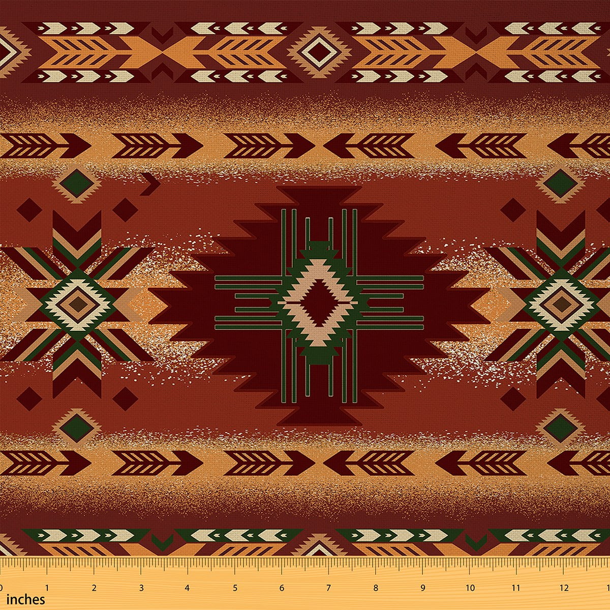 Manfei Boho Bohemian Aztec Sewing & Crafting Fabric (10 Yards), Tribal ...