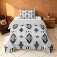 Manfei Boho Tribal Diamond Twin Comforter Sets, Aztec Arrow Bedding Set ...