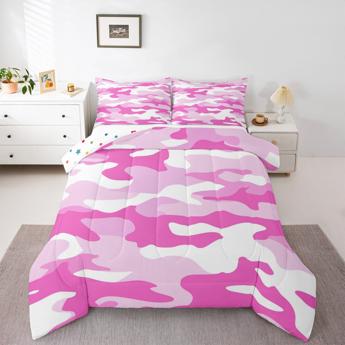 Manfei Camouflage Hunting Full Size Comforter Sets,Camo Army Bedding ...