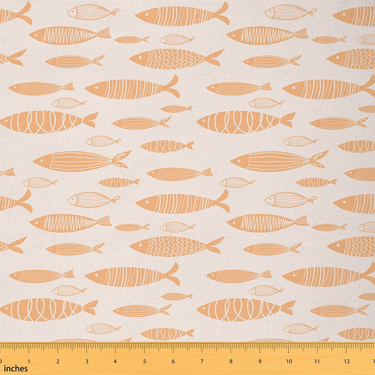 Manfei Cartoon Fish Fabric by the Yard (10 Yards), Ocean Animal ...