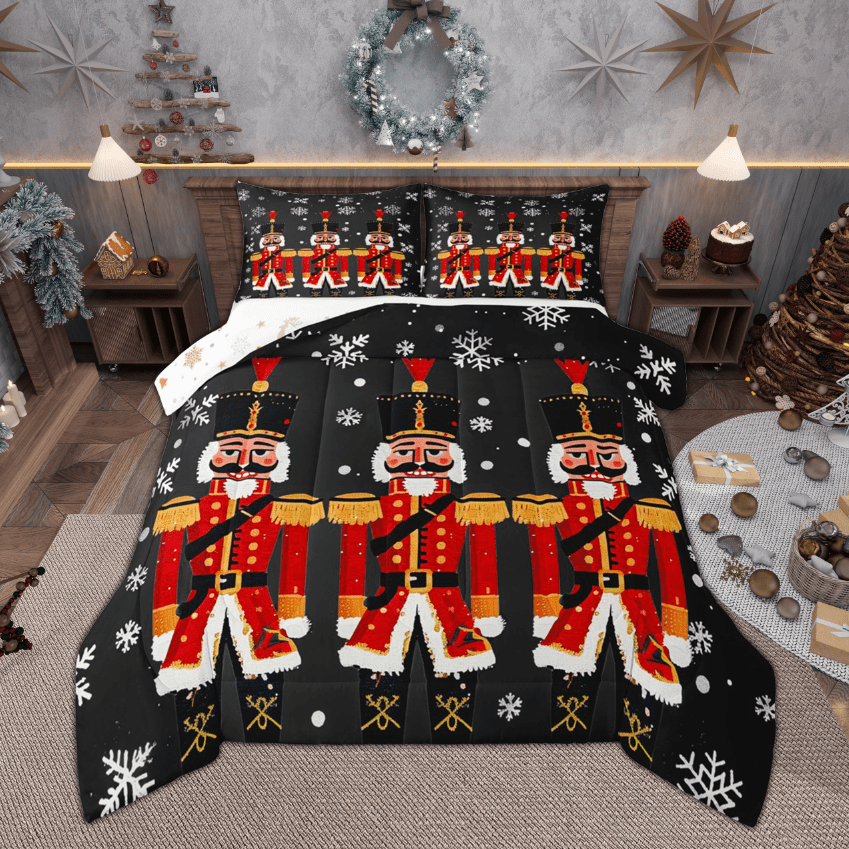 Manfei Cartoon Nutcracker Full Size Comforter Sets for Boys Girls ...