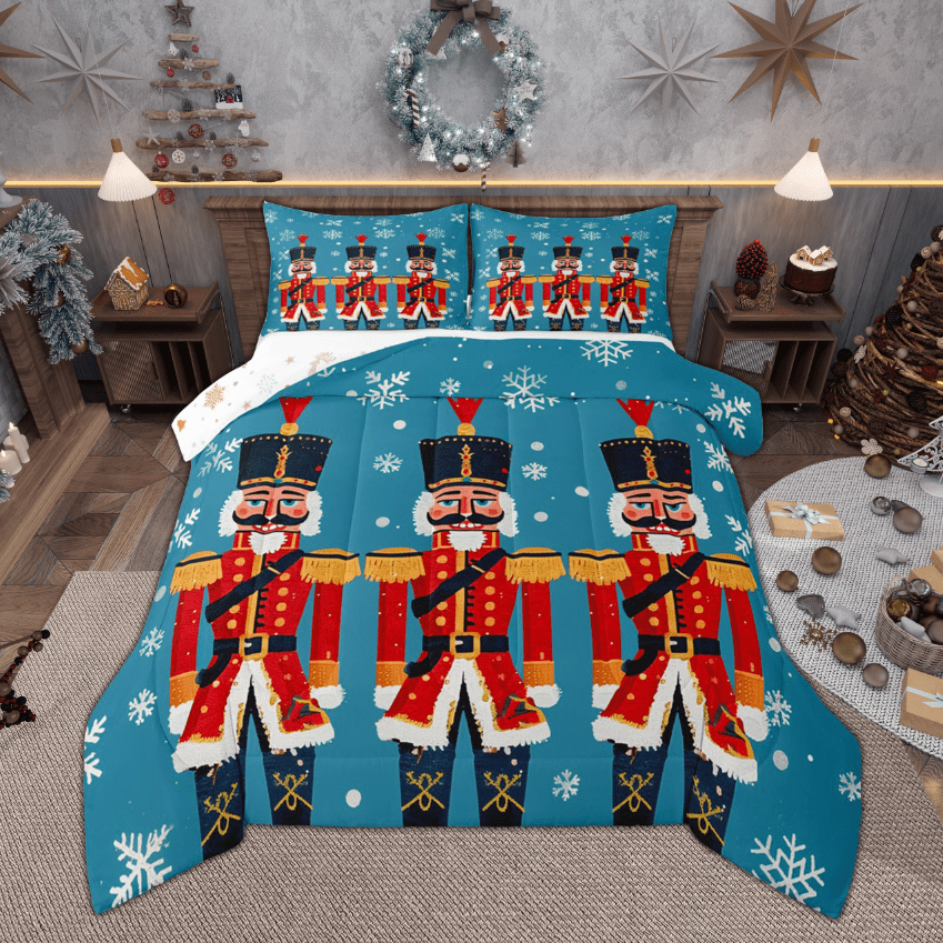 Manfei Cartoon Nutcracker Full Size Comforter Sets for Boys Girls ...