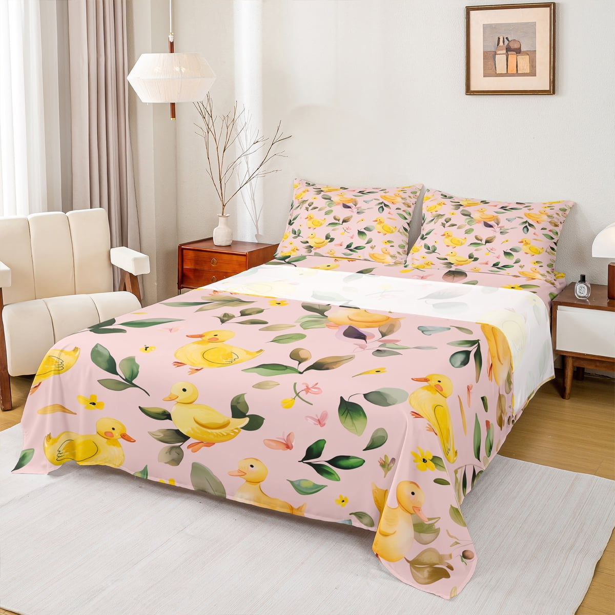 Manfei Country Dusk Full Size Sheets,Rustic Farmhouse Cabin Bed Sheets ...