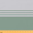 Manfei Dove Band Fabric by the Yard 2 Yards, Sage Stripe Sewing Fabric ...