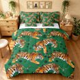 Manfei Forest Tiger Queen Bedding, Tribal Animal Print Bedding ...
