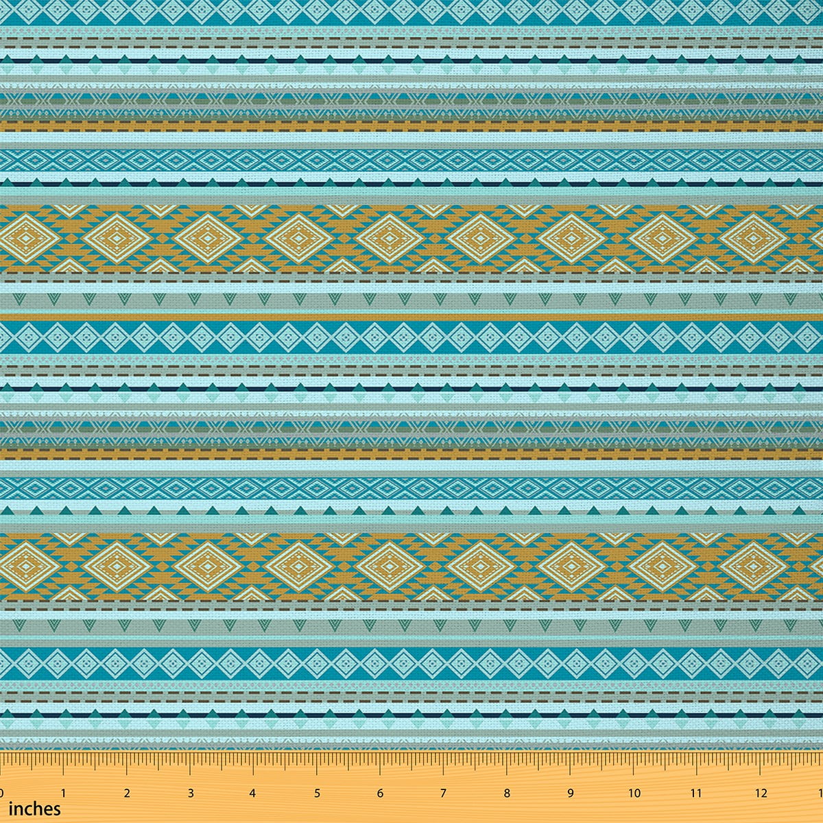 Manfei Geometric Aztec Fabric by the Yard (1 Yard), Hippie Bohemian ...